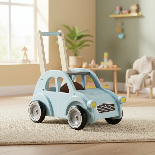 Citroen 2CV Baby Wooden Walker — Little and Giant Explorers
