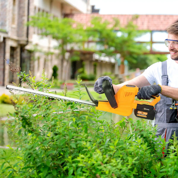 Cordless Hedge Trimmer in Orange — Little and Giant Explorers