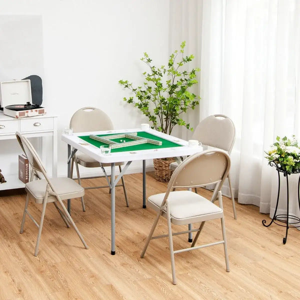 4-Player Folding Mahjong Table — Little and Giant Explorers