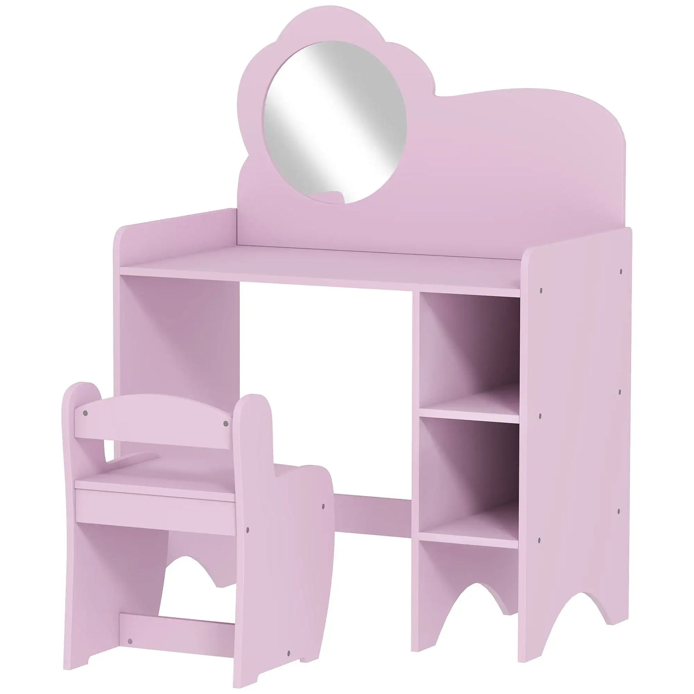 Kids Purple Dressing Table and Chair Set — Little and Giant Explorers