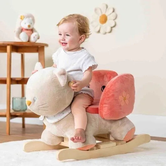 Lana Cat Rocker with Safety Harness — Little and Giant Explorers